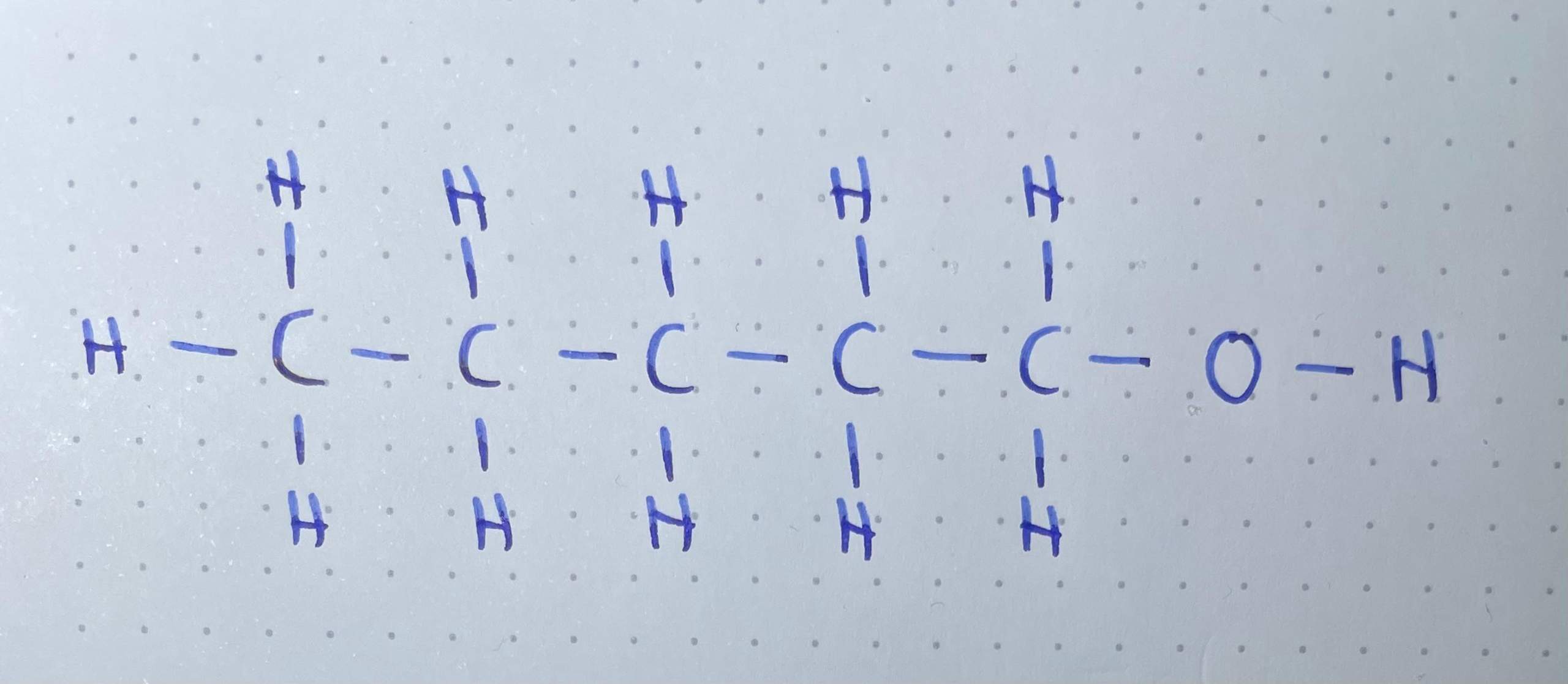 [Chemie] Wo befindet sich hier die Doppelbindung? (Alkohol, Atom ...