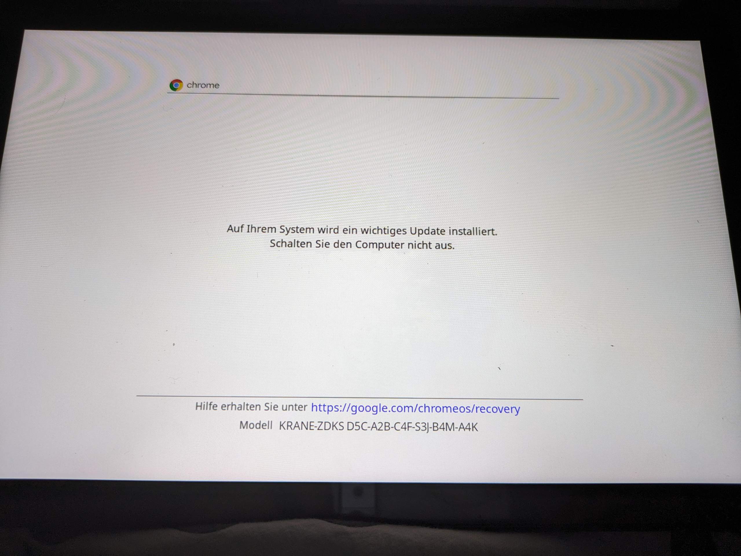 Chromebook defekt? (Linux, chromeOS)