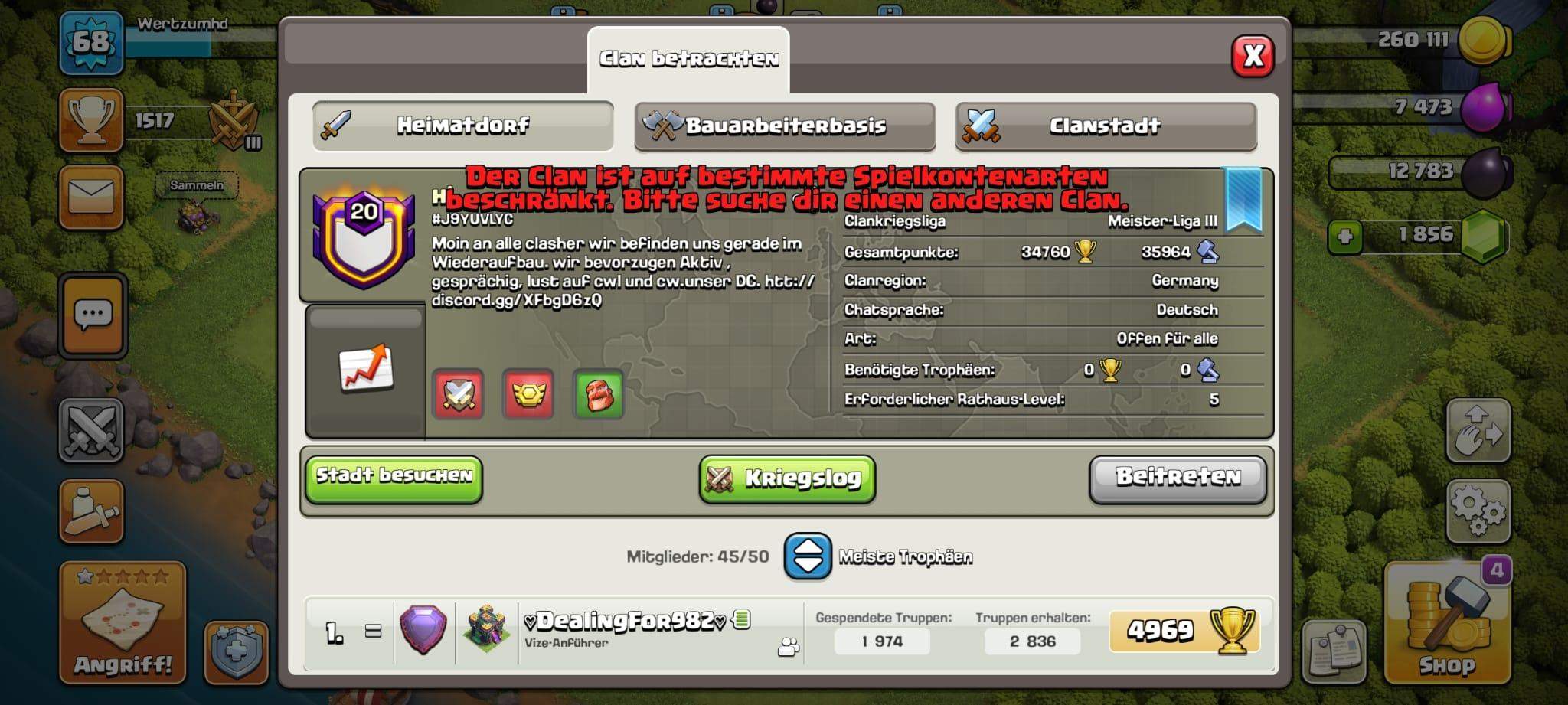 Clash of Clans? (Android, Supercell, Supercell ID)