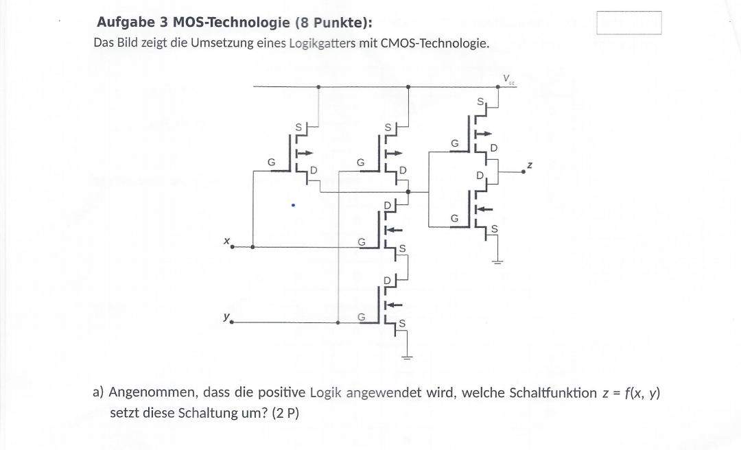 Cmos schaltung erklärung? (Studium, Elektronik, Informatik)