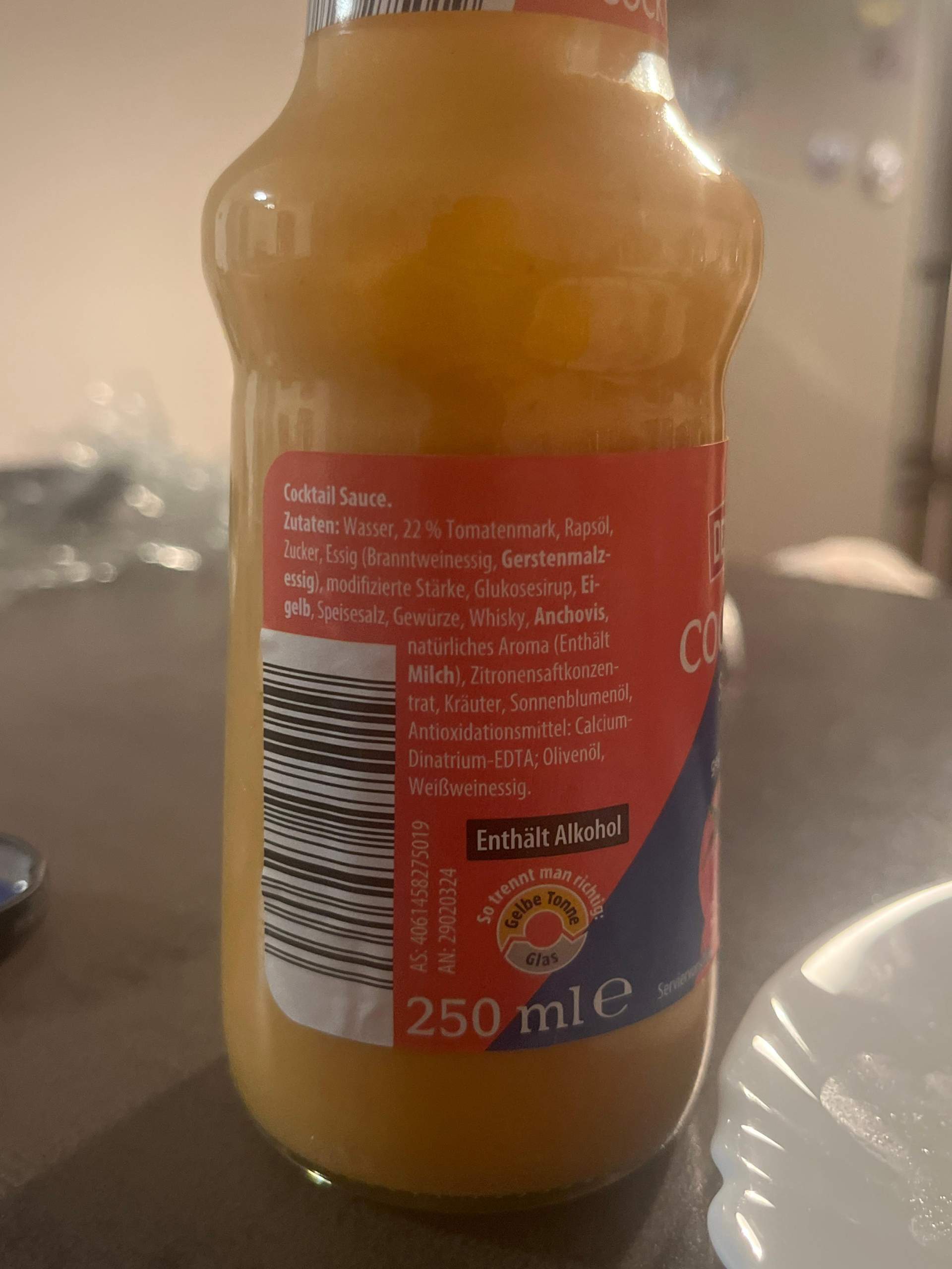 Cocktail sose gegessen und erst danach gesehen das da Alkohol ist was ...