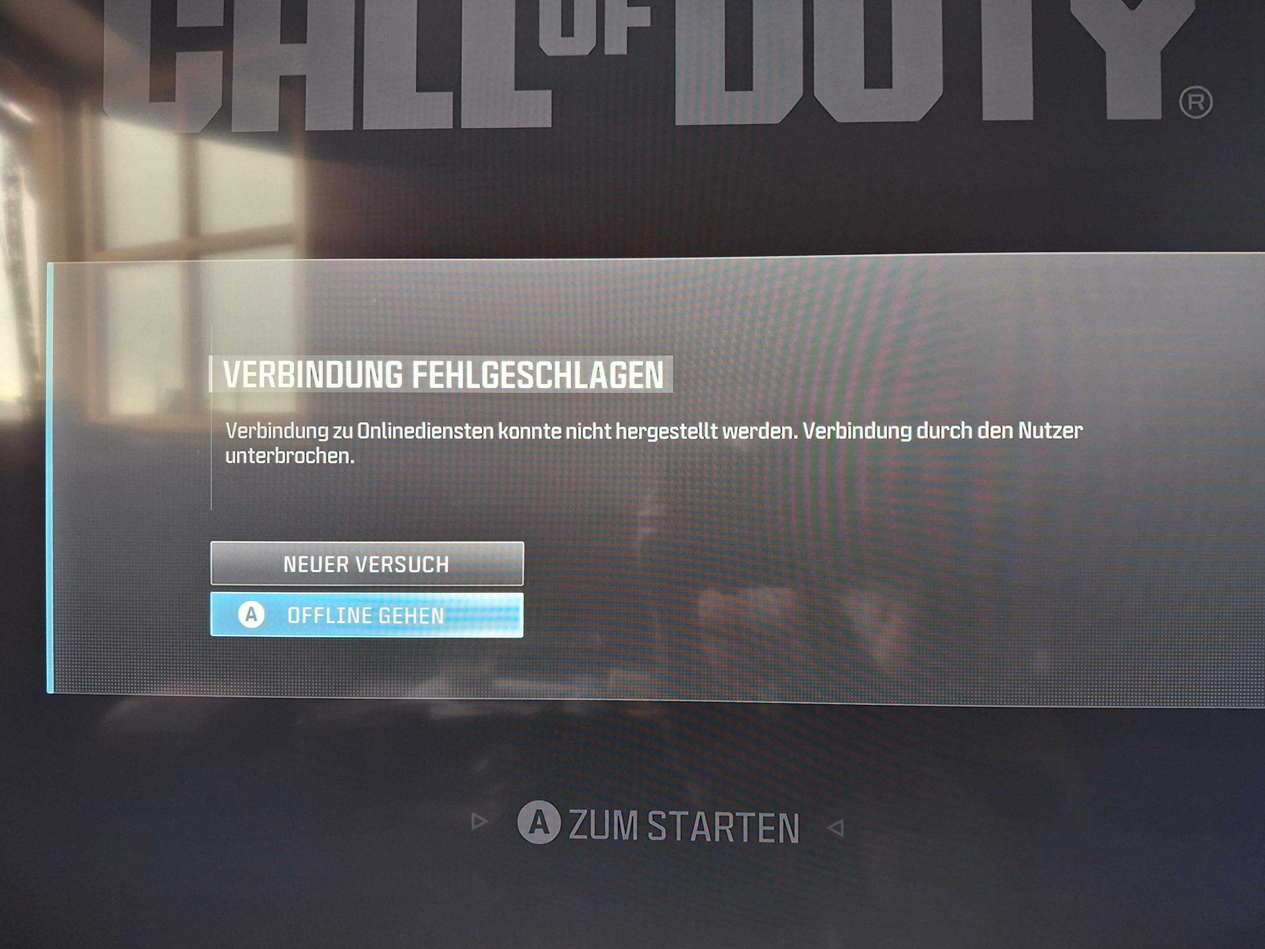 COD MW3 Verbindet nicht mit Server? (Modern Warfare 3, Xbox Series X ...