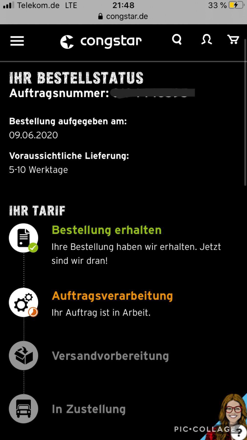 Congstar Handy mit Vertrag wurde mein Vertrag angenommen? (Computer ...