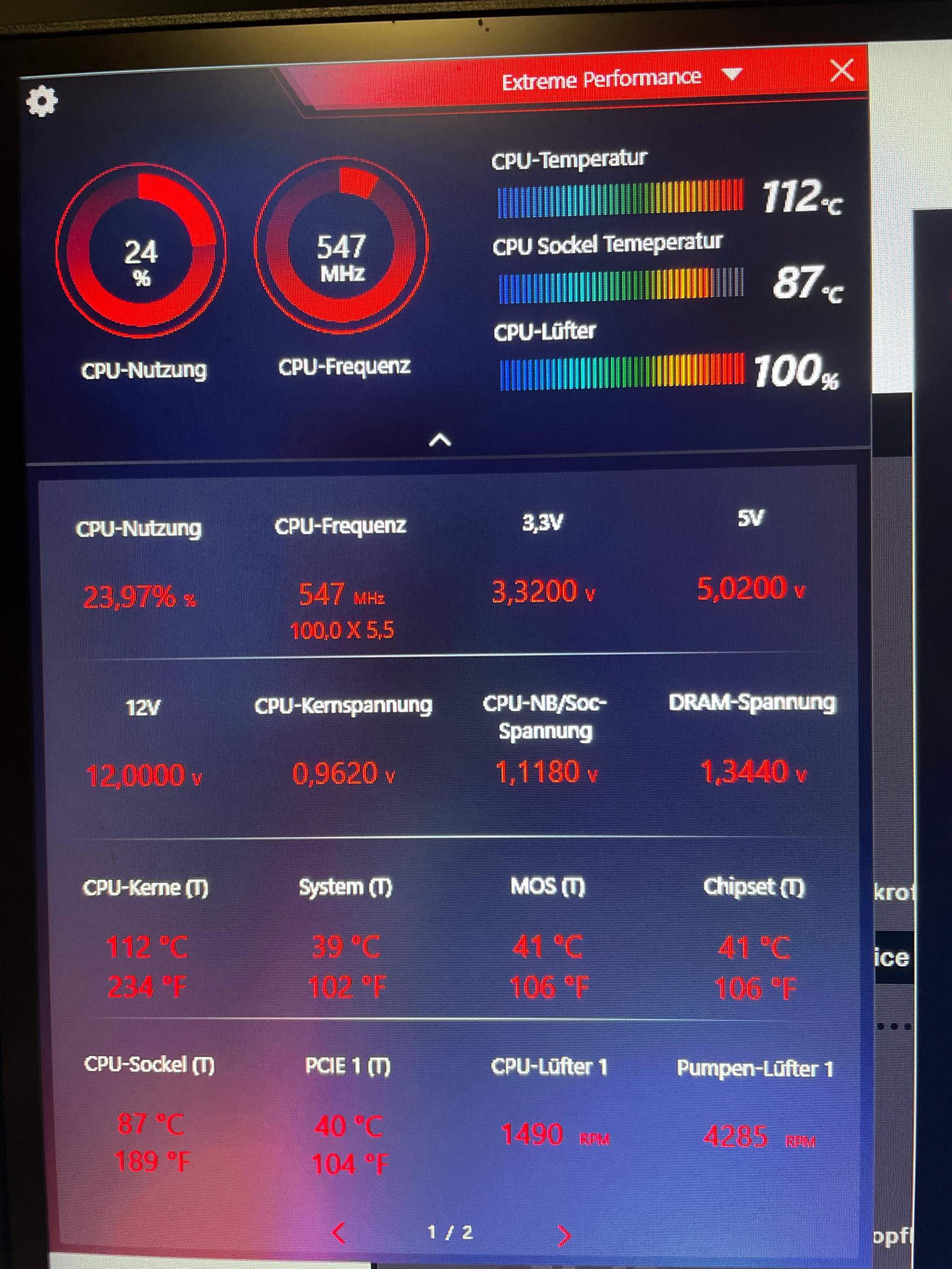 CPU Temperatur zu hoch? (Überhitzung, MSI Mainboard)