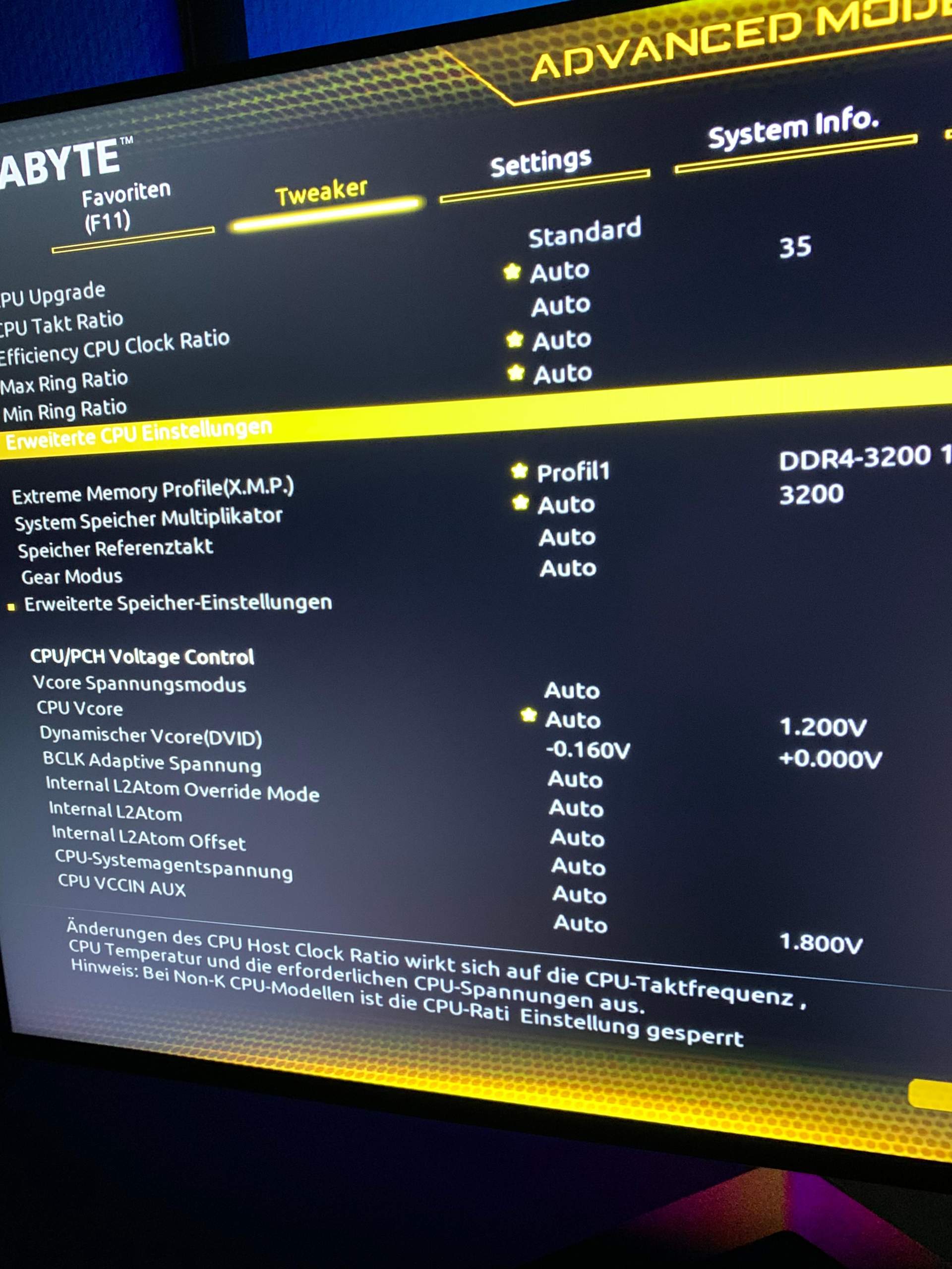 Cpu undervolt? (CPU-Auslastung, undervolting)