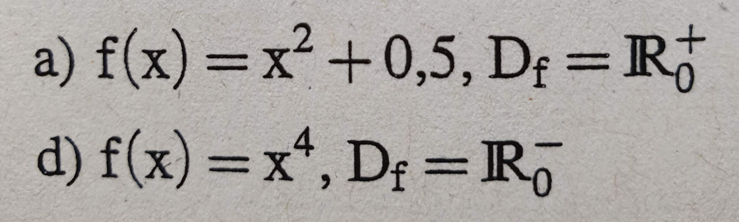 D = |R hoch Minus? (Definitionsmenge)