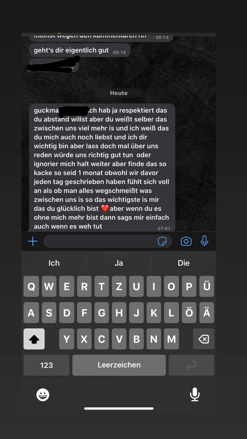 Das kann der nicht ernst meinen oder, habr ihm mehrmals erklärt das ich ...