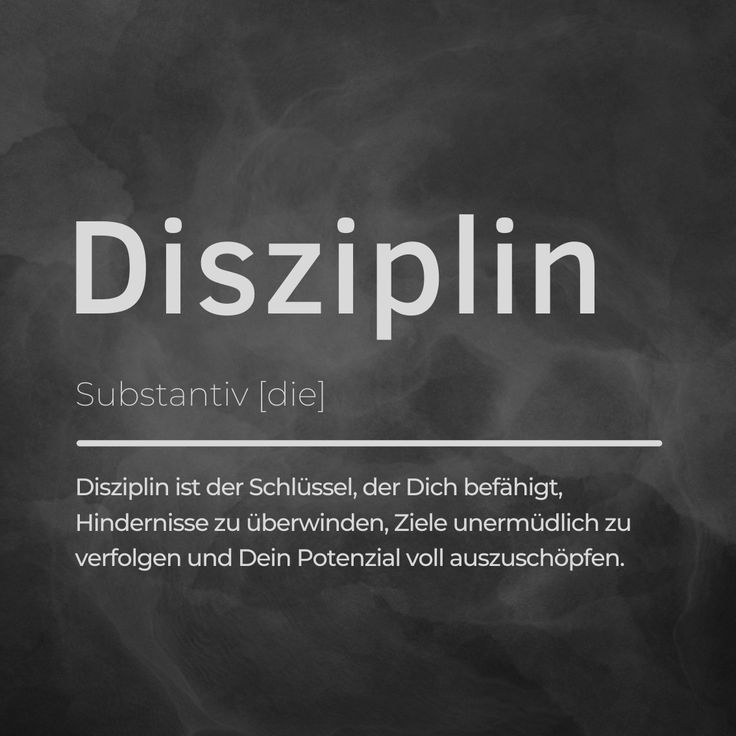 Das Schlüsselwort für "Erfolg" ist nicht Glück, Talent oder Motivation ...
