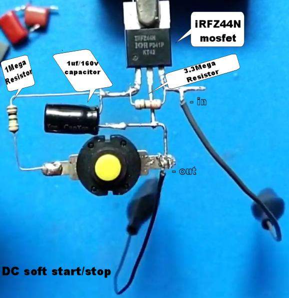 DC soft start & stop? (Strom, Elektrik, Schaltung)