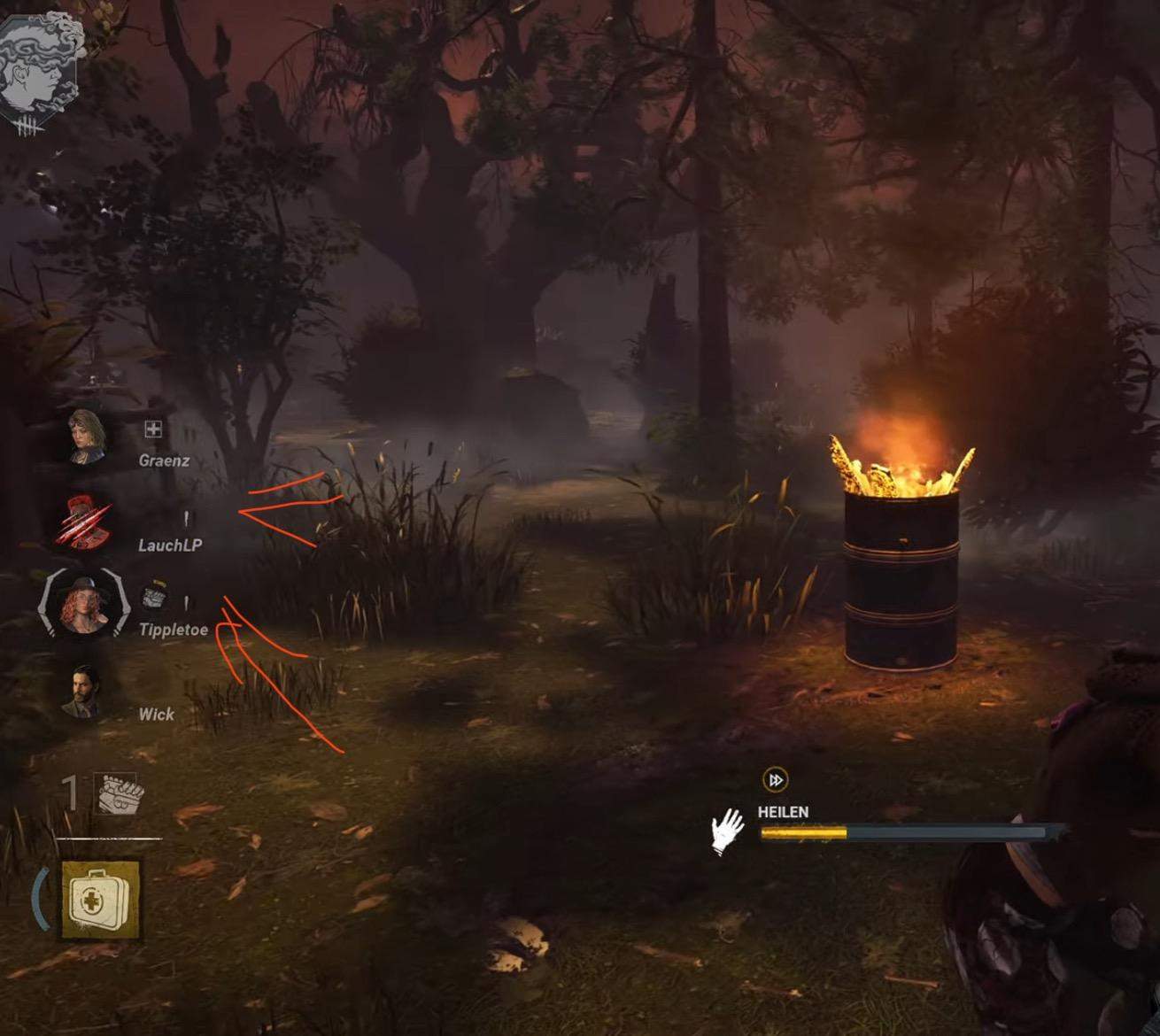 Dead by Daylight Striche? (PlayStation 4, Horror, DBD Community)
