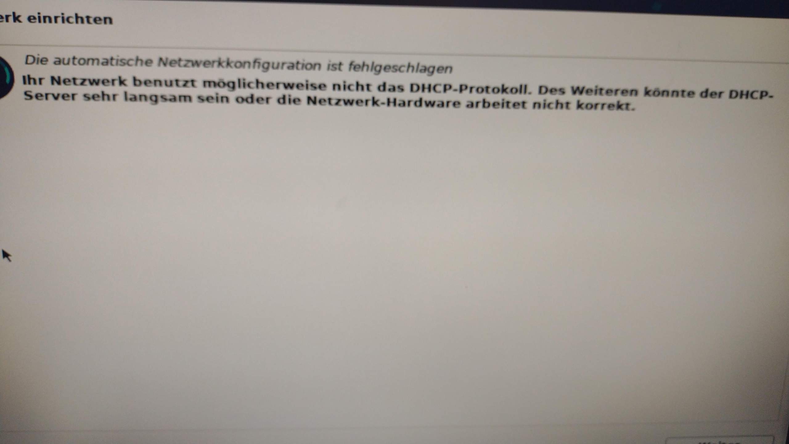 Debian DHCP Netzwerkkonfiguration geht nicht? (Computer, Technik, Linux)