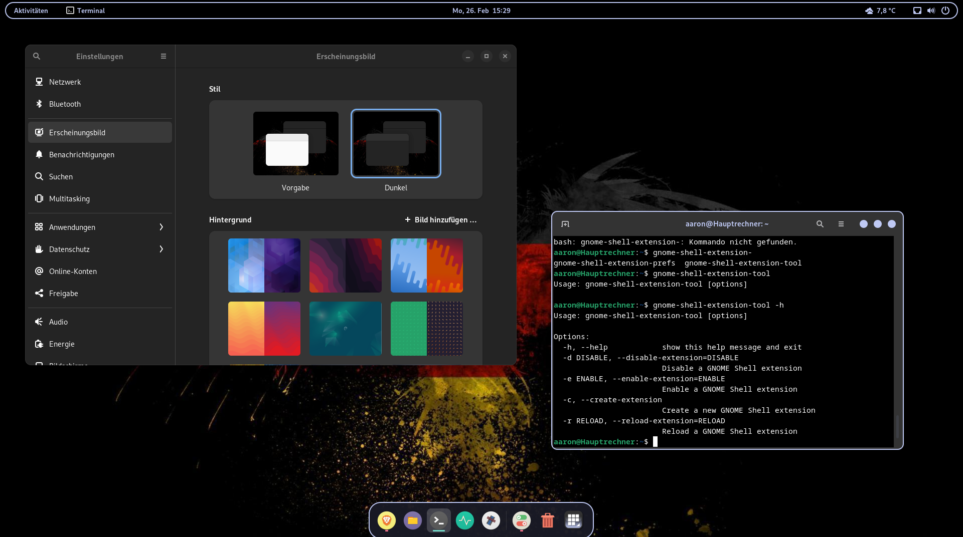 Debian: Gnome Application Theme nicht änderbar? (PC, Linux, Betriebssystem)