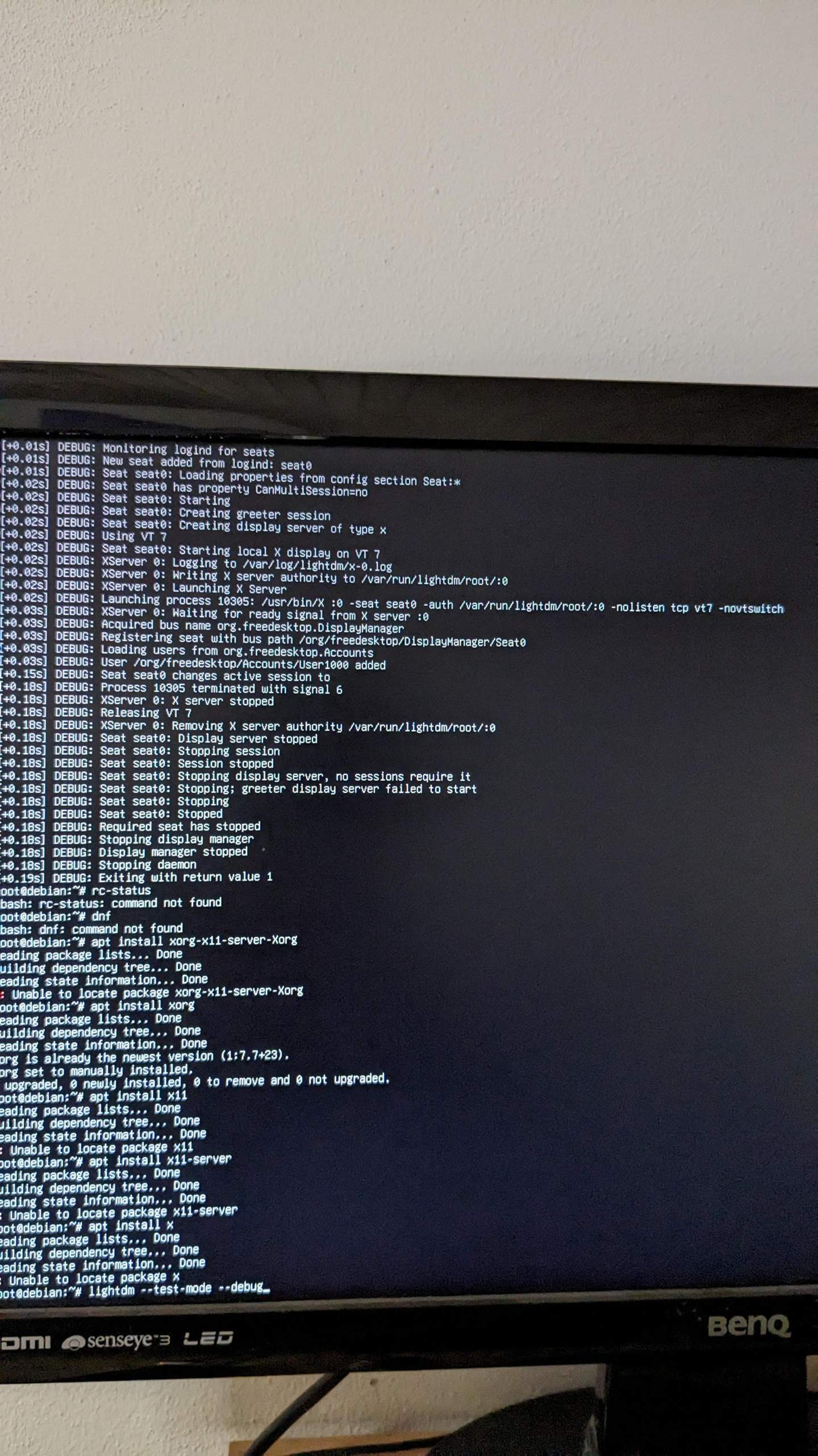 Debian lightdm kaputt? (Computer, IT, Linux)