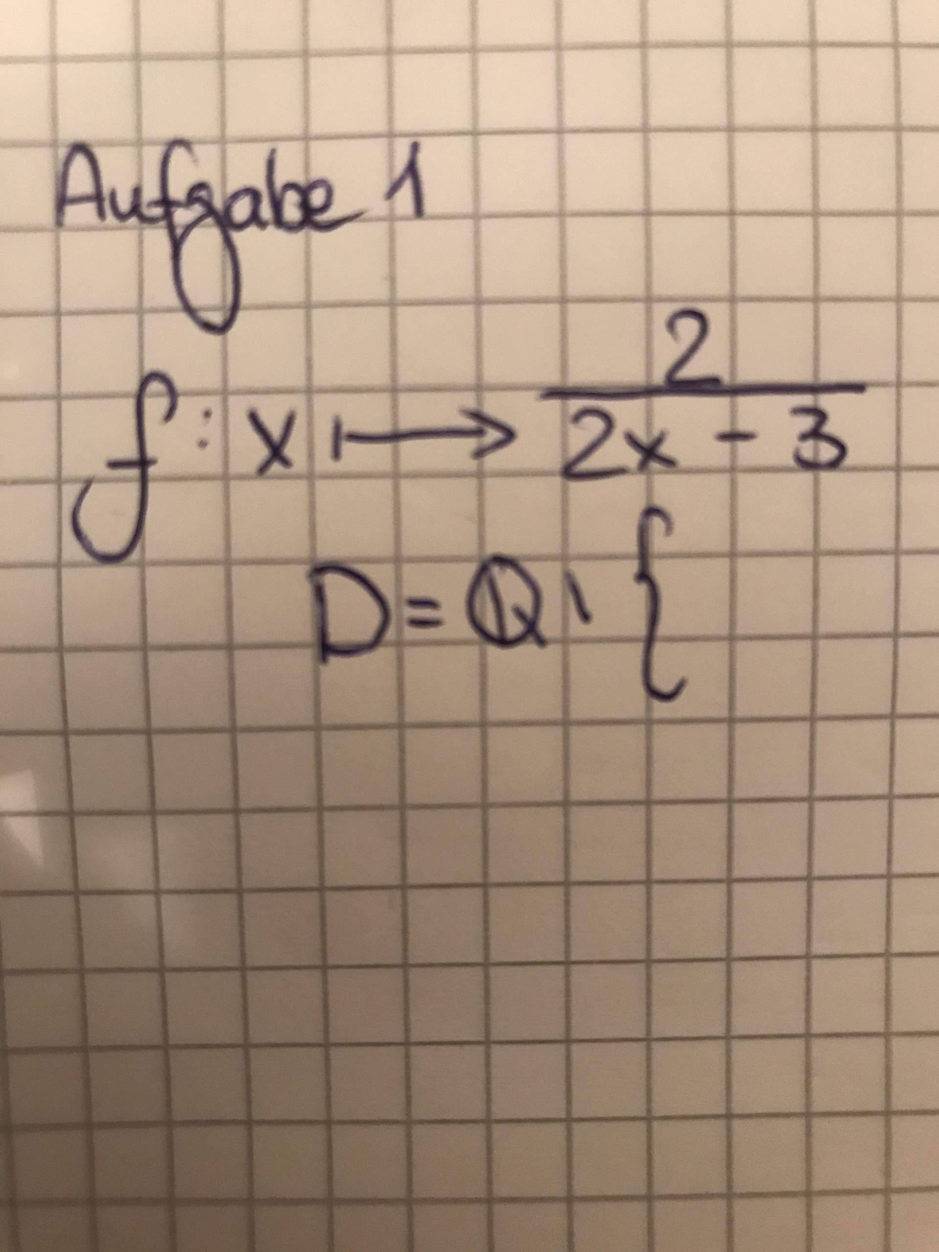 Definitionsbereich wie? (Funktion, rationale Funktionen)