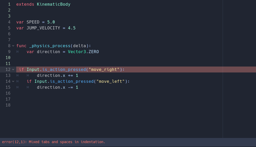 Der Code ist falsch. was muss ich ändern? (programmieren, spiel ...
