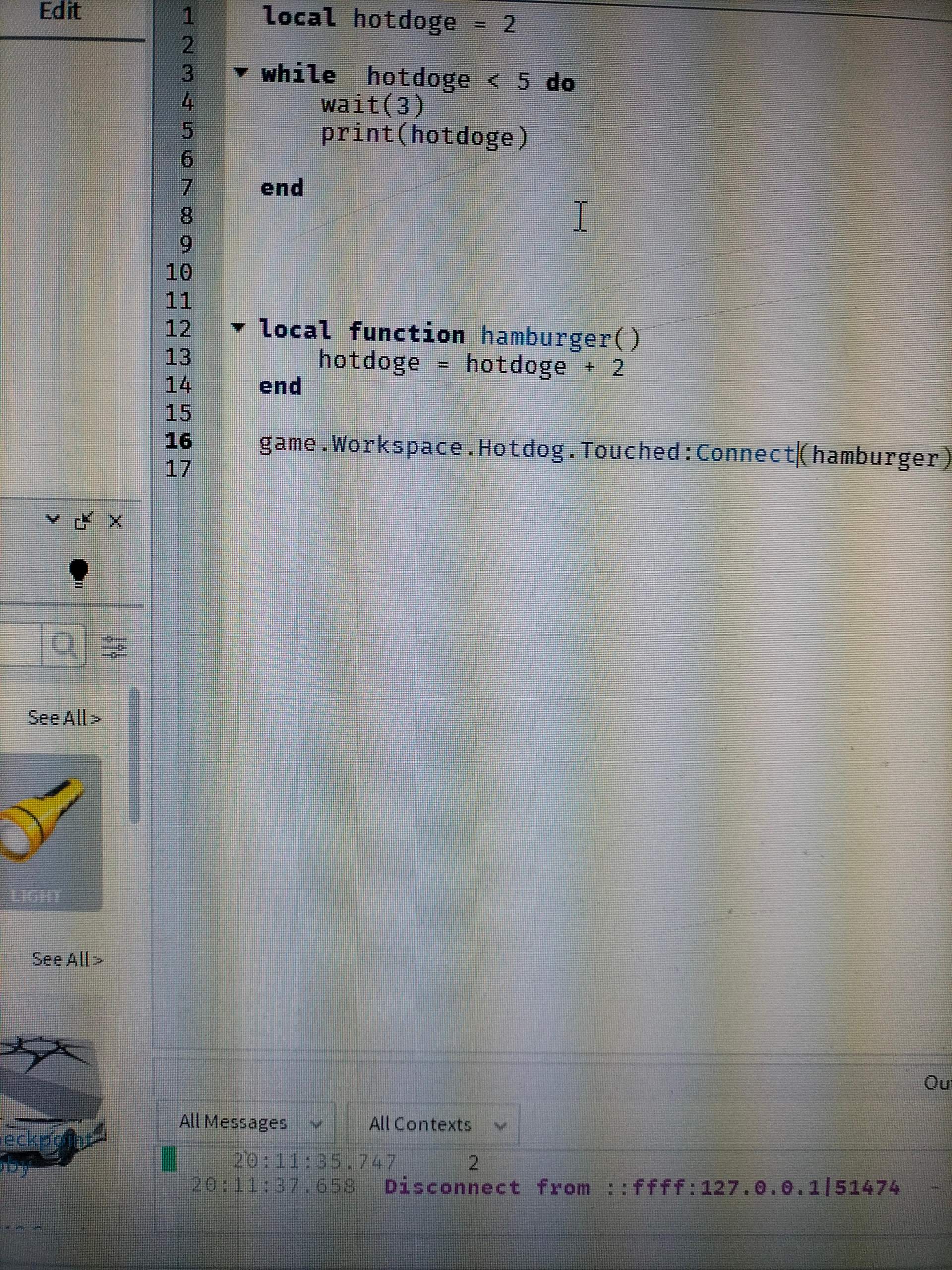 Das Script funktioniert nicht? (programmieren, Roblox Studio, lua)