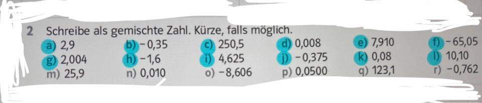 Dezimalzahl in gemischte Zahl umwandeln? (Mathematik, rechnen, Zahlen)