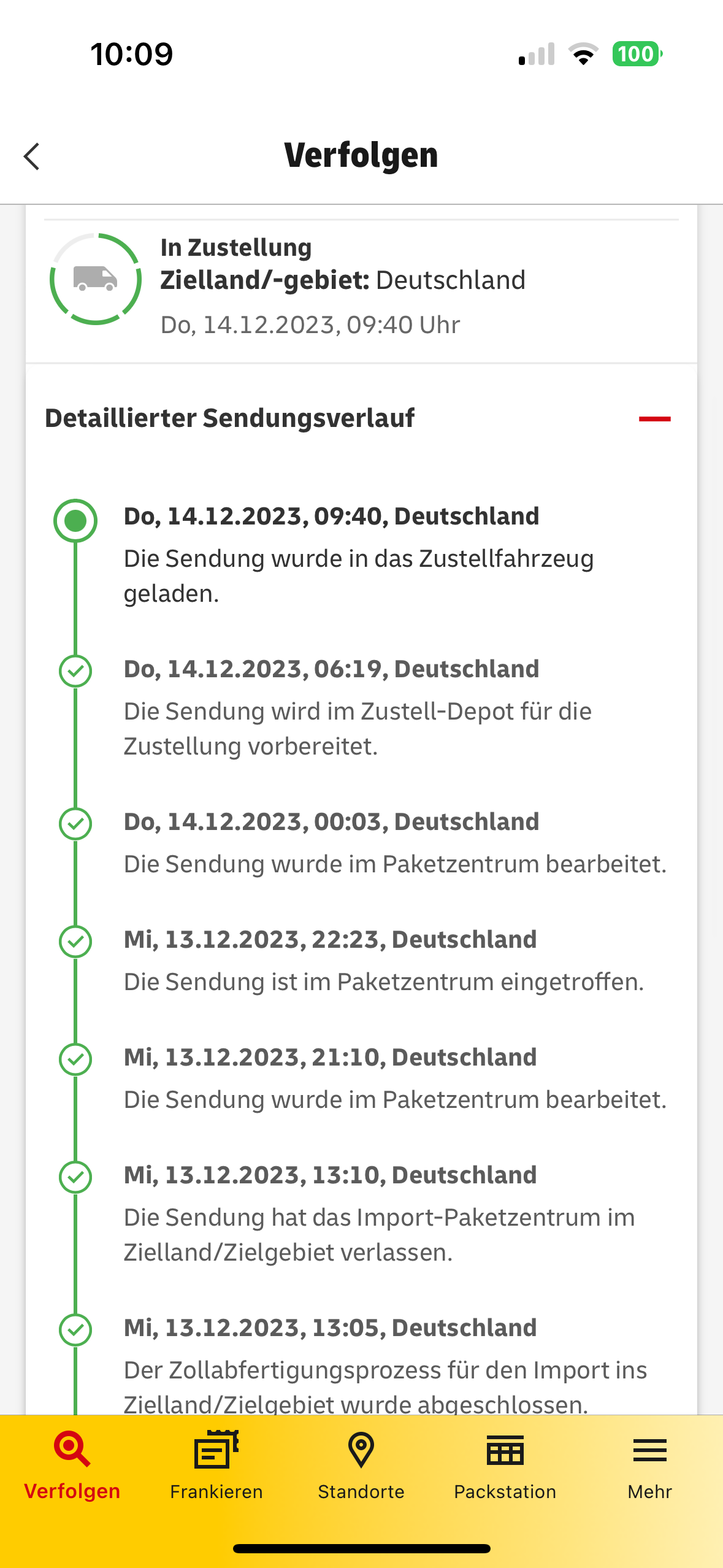 DHL in Zustellung aber keine Liefertermin? (Post, Versand, Bestellung)