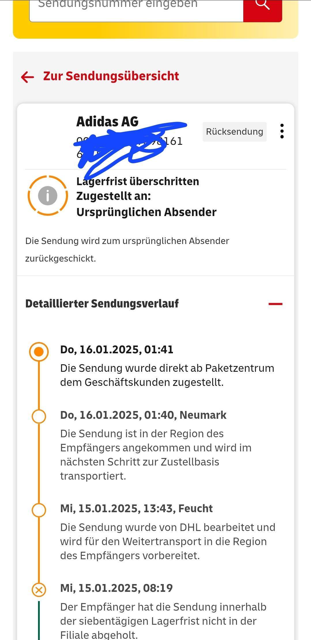 Dhl paket? (Post, Versand, Bestellung)