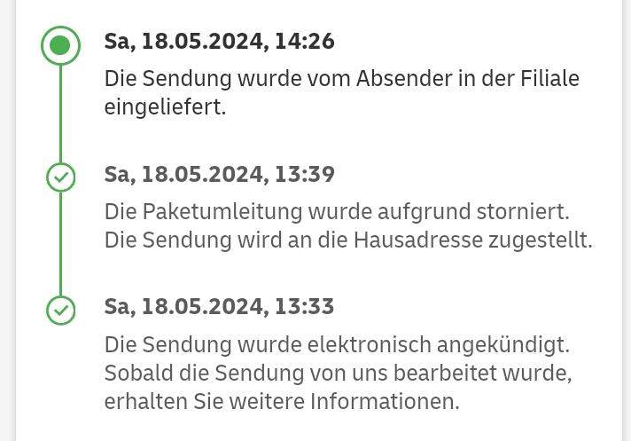 DHL Paket mit zwei Sendungsnummern? (Post, Versand, Zustellung)