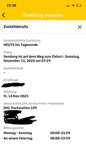 DHL Paket wurde an Packstation zugestellt, aber keine Benachrichtigung ...