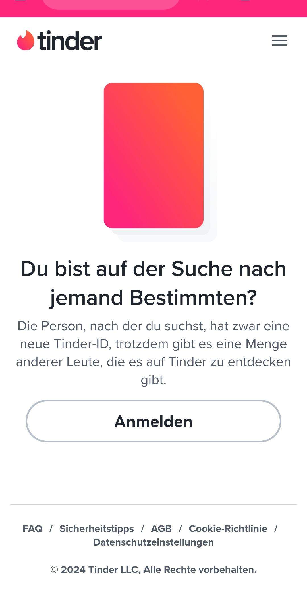Diese Person hat neue Tinder-ID - Freundin auf Tinder? (flirten, Dating, Bumble)