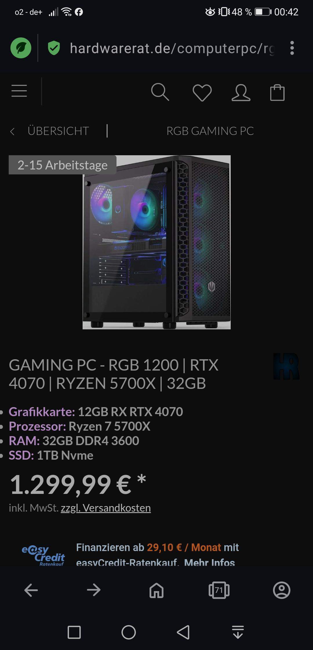 Dieser 1300 Euro PC gut? (Hardware, kaufen, Gaming PC kaufen)
