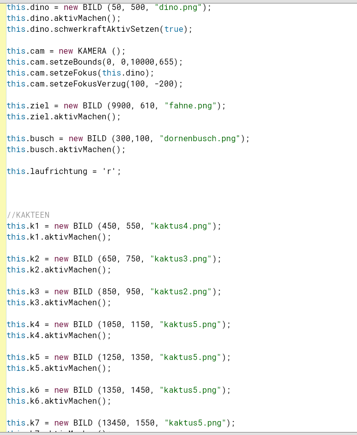Dinospiel in BlueJ (mit Java) programmieren? (Computer, Technik, Spiele ...