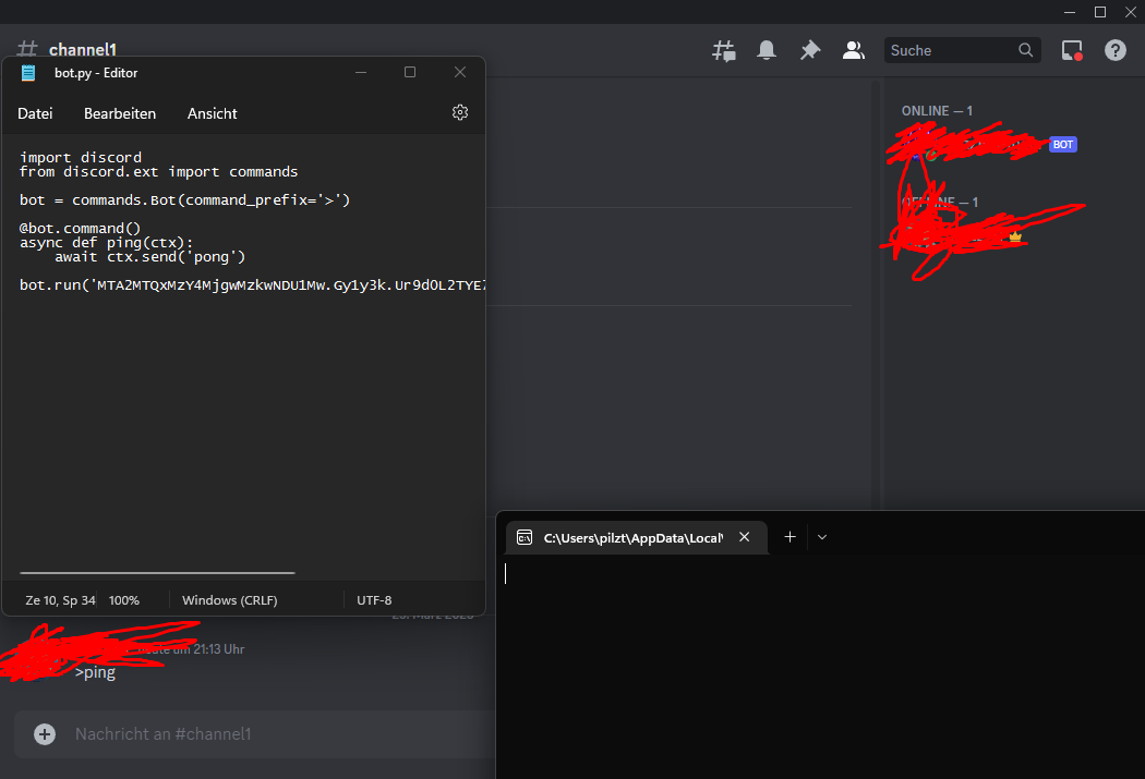 Discord py Bot? (Python, Discord Bot) Discord py Bot? (Python, Discord Bot)