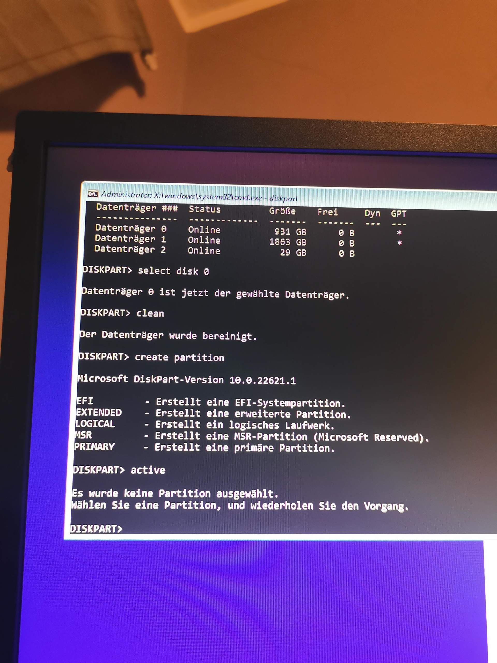 Diskpart Create Partition Windows Windows 10 It