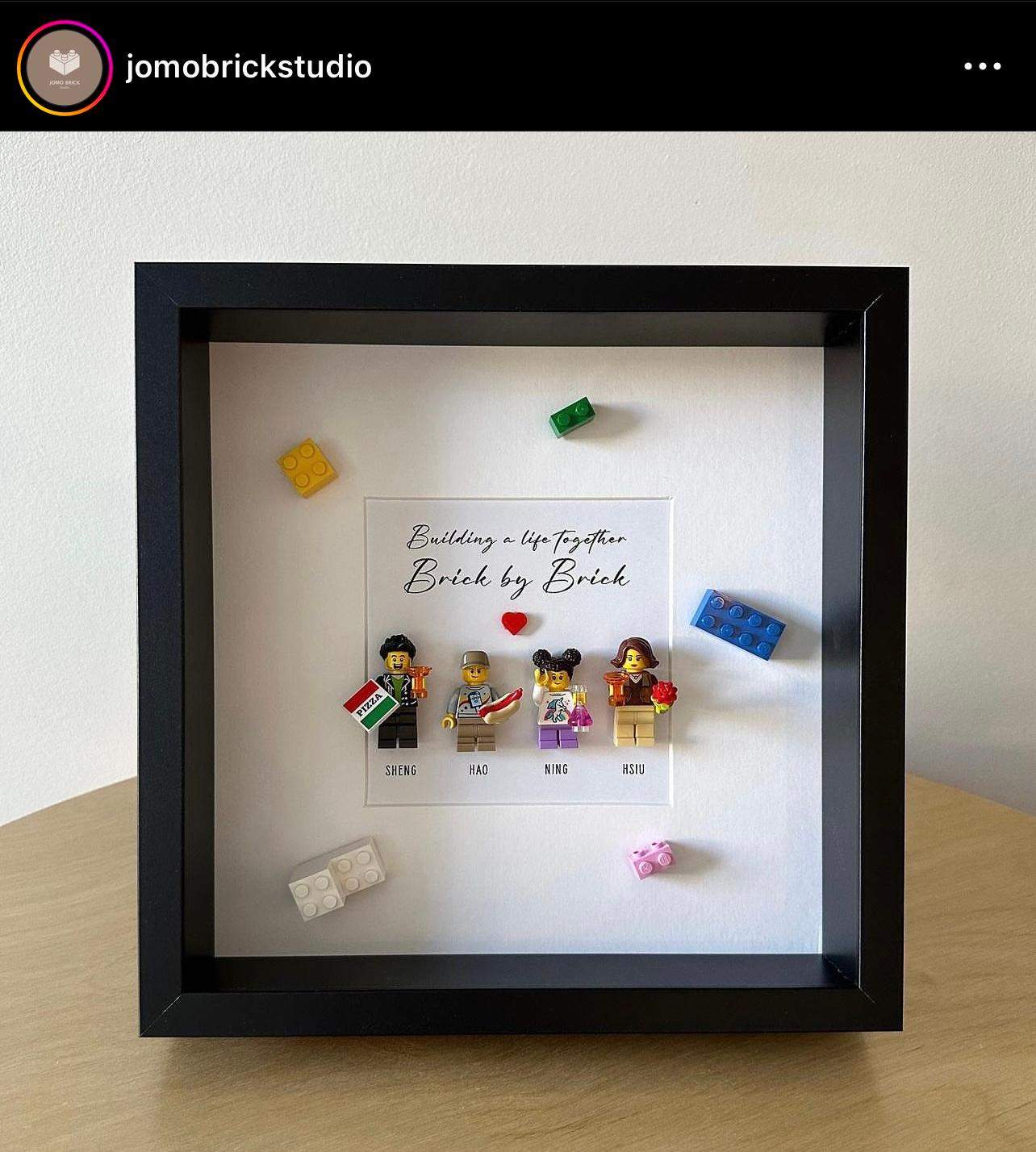 DIY: Will Lego Figuren in den Hintergrund eines Bilderrahmens kleben ...