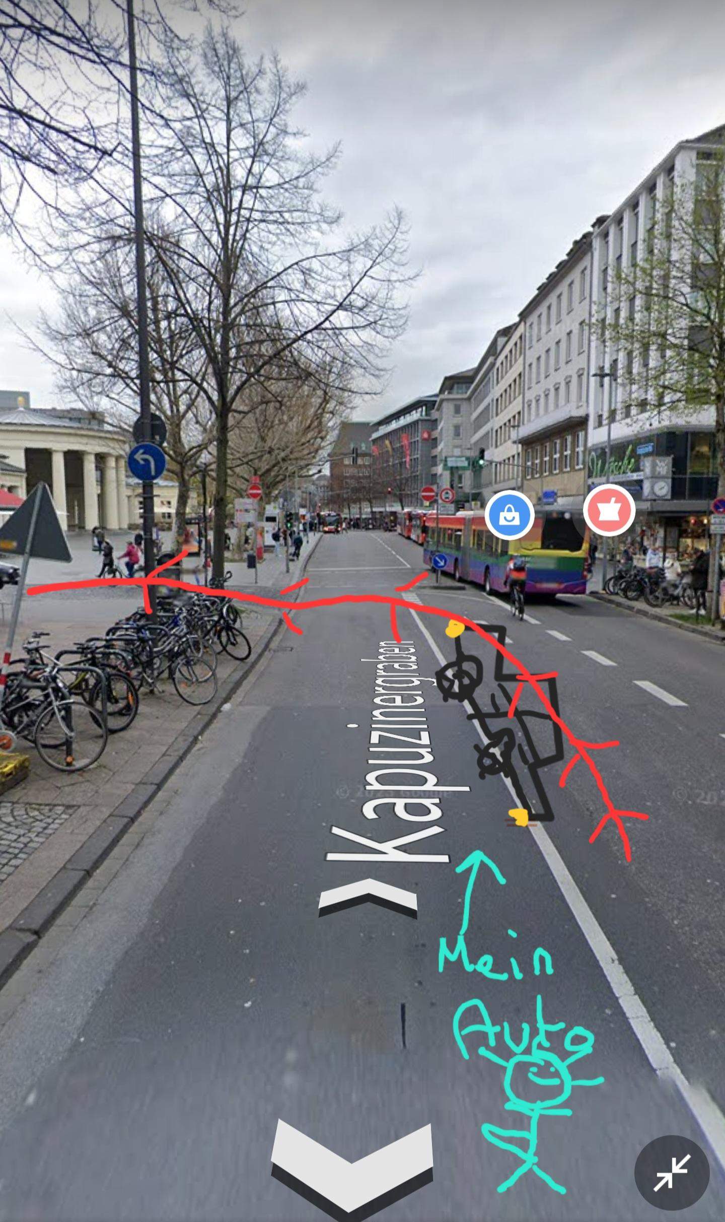 Dürfte ich hier einfach durchfahren oder halte ich bei rot, obwohl sich hier keine Ampel ...