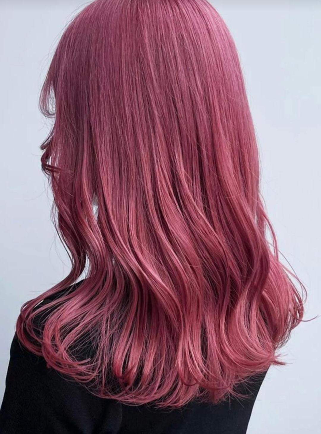 Dunkle Haare pink? (Friseur, färben, Haare färben)