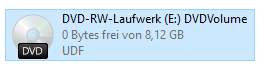 DVD Laufwerk - erkennt alle DVD's als UDF? (Computer, Windows, Windows 10)