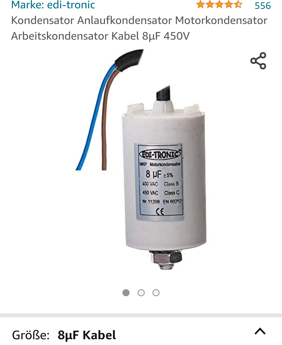Betriebskondensator 230v Motor Kondensator Anschlieen