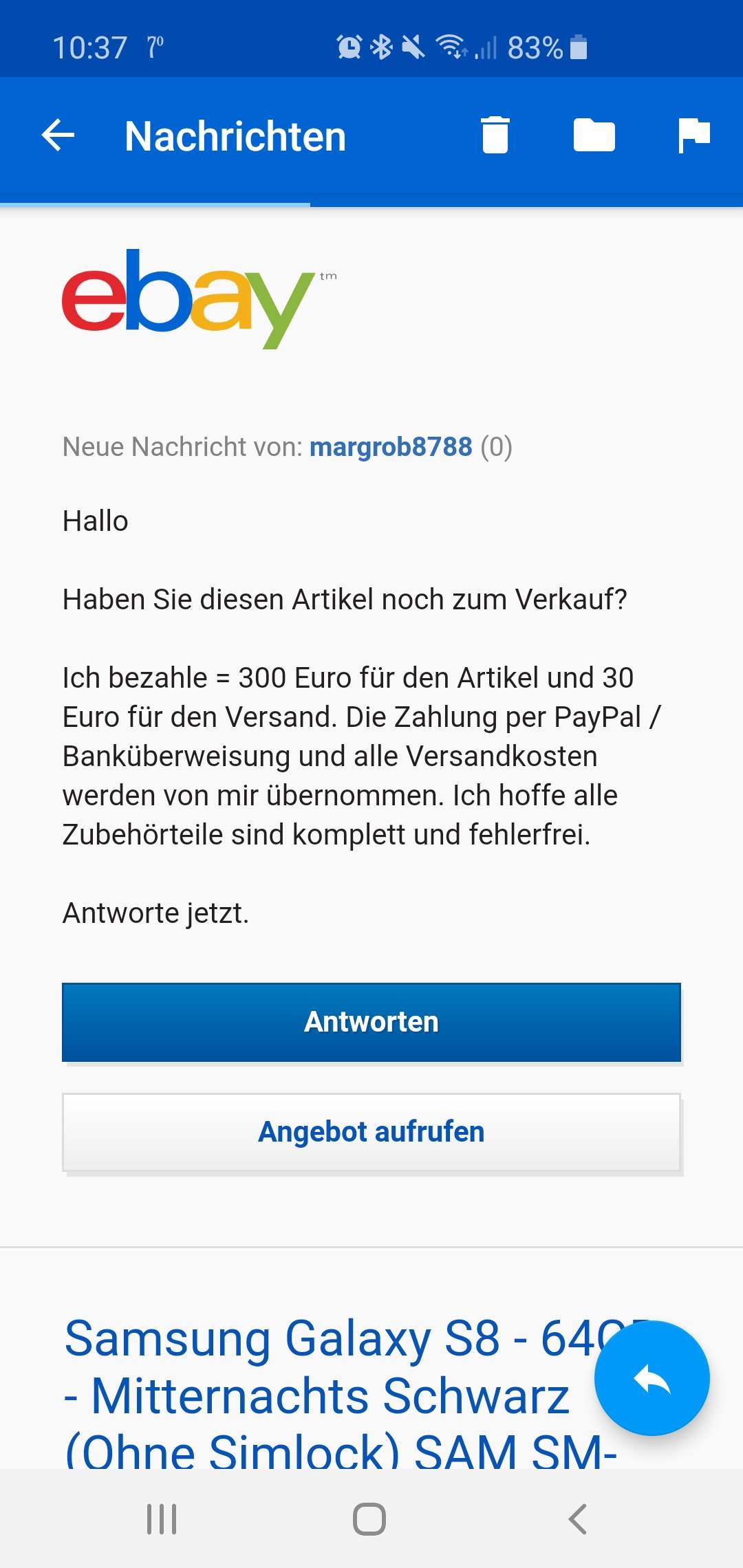 Ebay Bot oder Fake Account? (Fakeprofil) Ebay Bot oder Fake Account? (Fakeprofil)