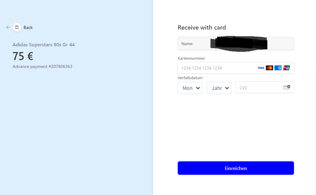 eBay Kleinzeige Geld erhalten? (Versand, Kleinanzeigen)