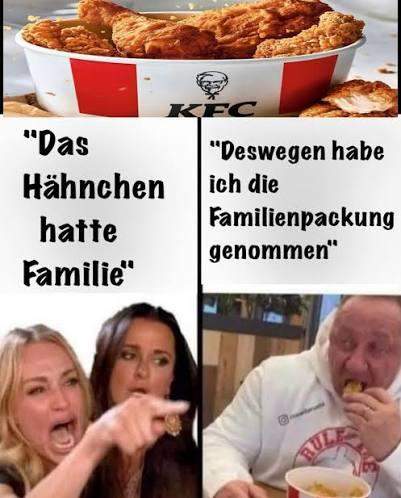 Echt lecker alles meins? (Essen, Meme, kentucky-fried-chicken)