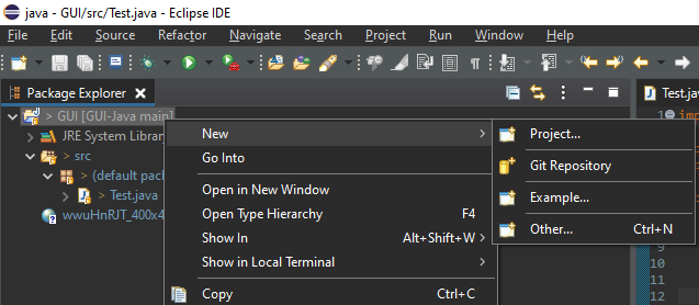 Eclipse kann keine neue Klasse erstellen? (Computer, programmieren, Informatik)