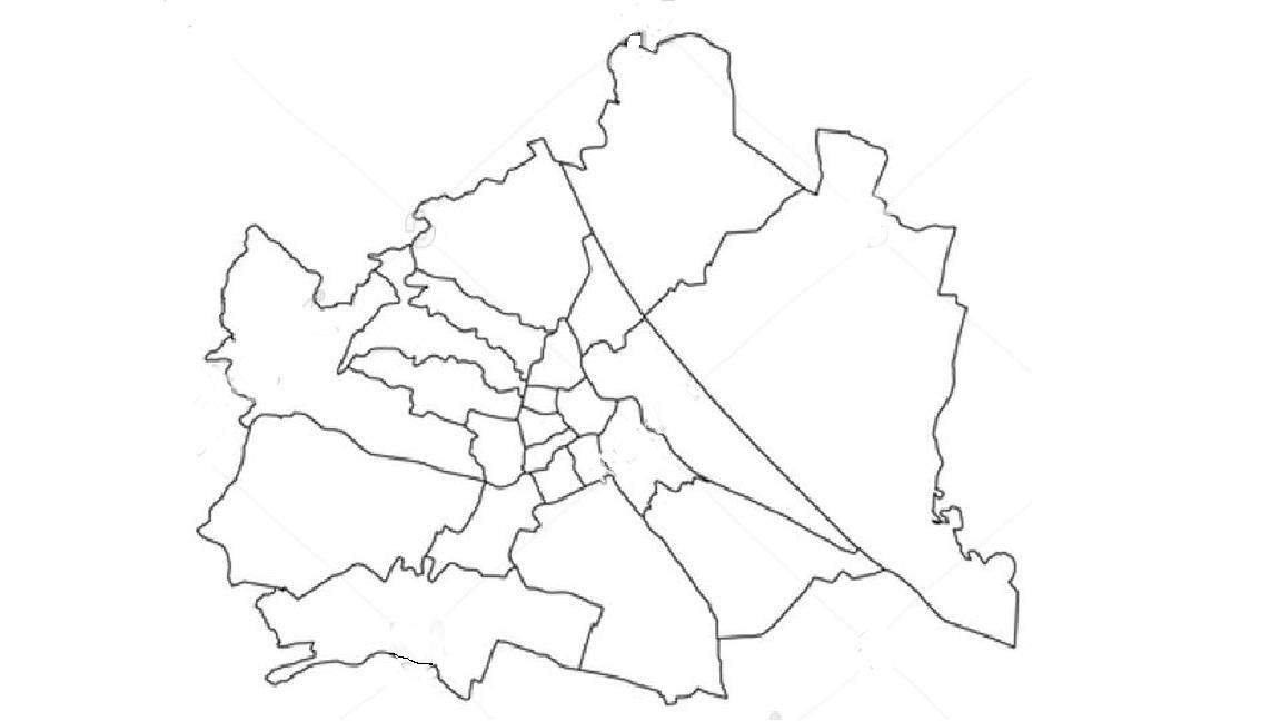 Ein geographisches Wien-Quiz der Bezirksgrenzen (Österreich, Bezirk)
