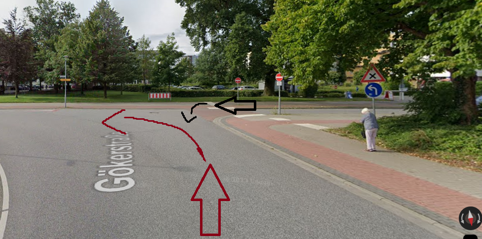 Einbahnstraße - Links abbiegen? (Auto, Polizei, Führerschein)