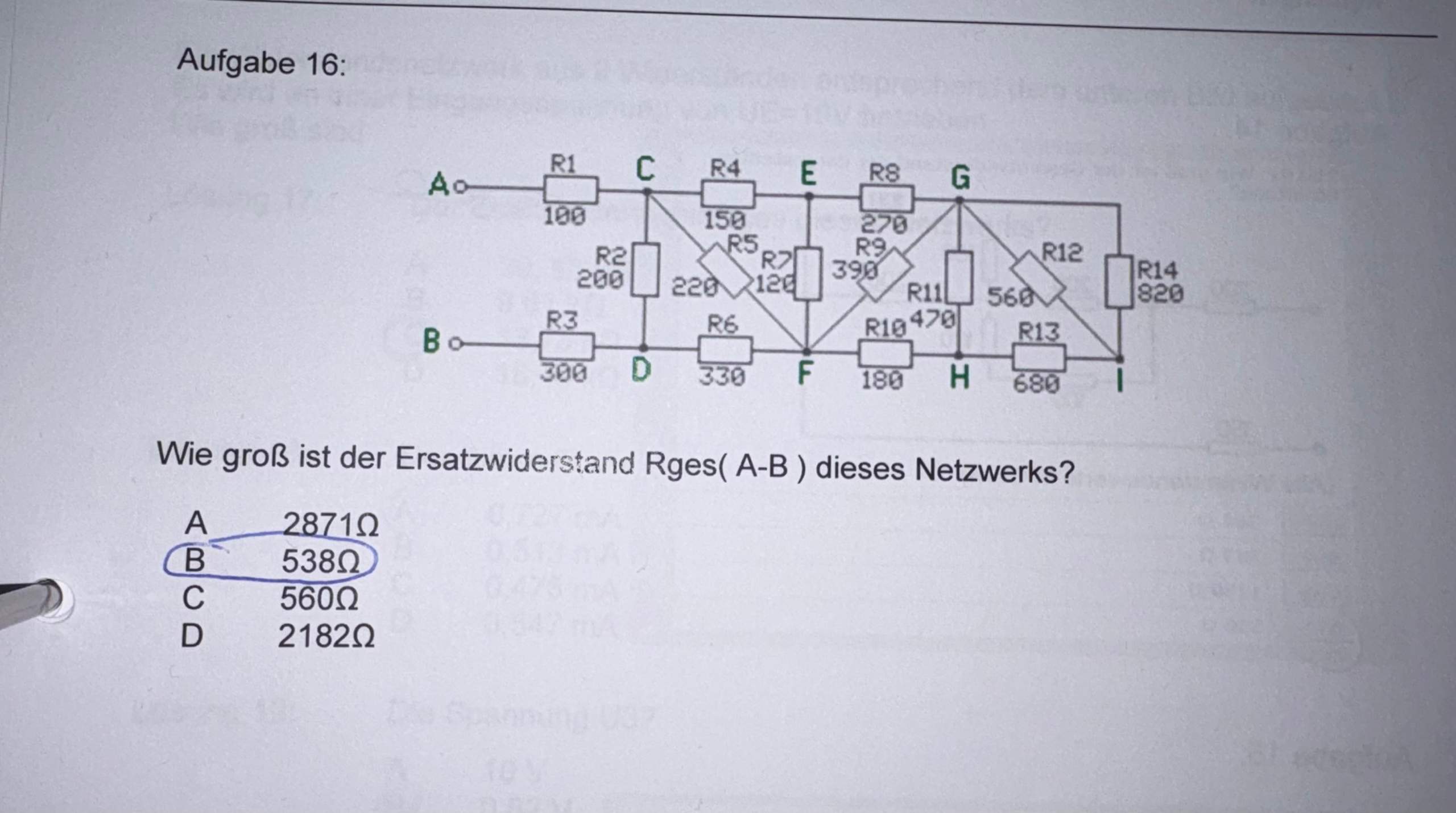 Elektrotechnik Schaltung mit Widerständen? (Physik, Elektrik, Elektro)