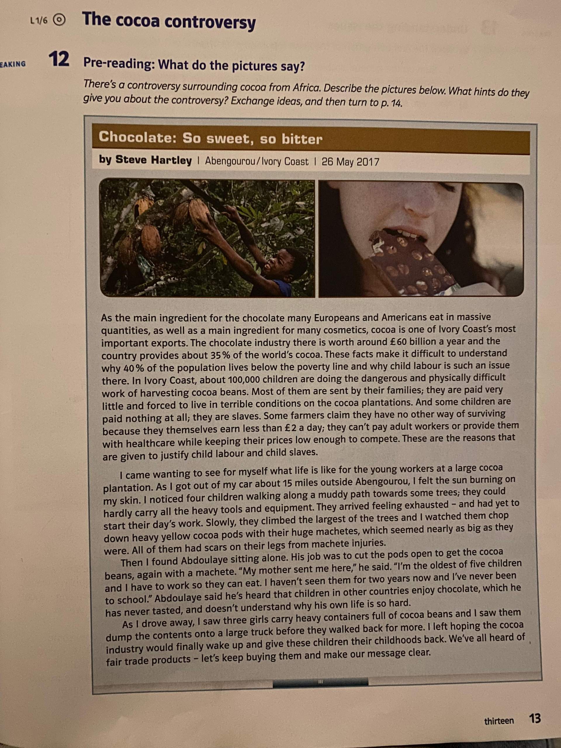 Englisch-was ist eure Meinung zu dem Text? (fairtrade) Englisch-was ist eure Meinung zu dem Text? (fairtrade)