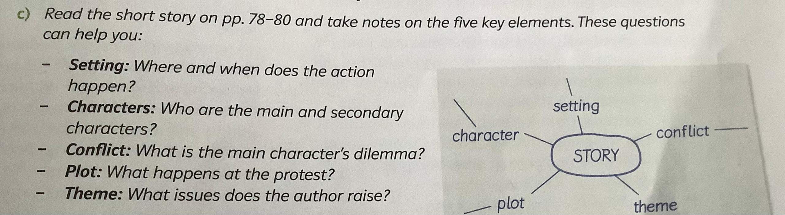 Englischer Text mit einer Aufgabe? (Hausaufgaben)