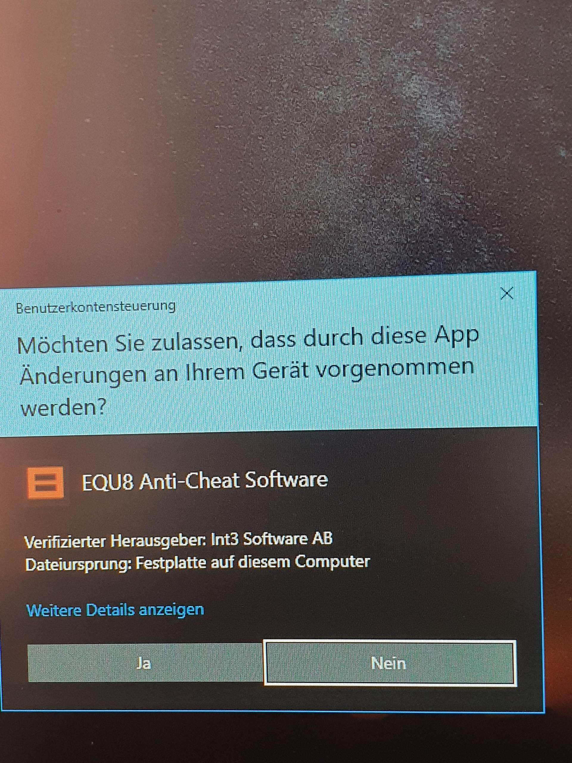 Equ8 anti-cheat was ist das? (Computer, Spiele und Gaming, Gaming)