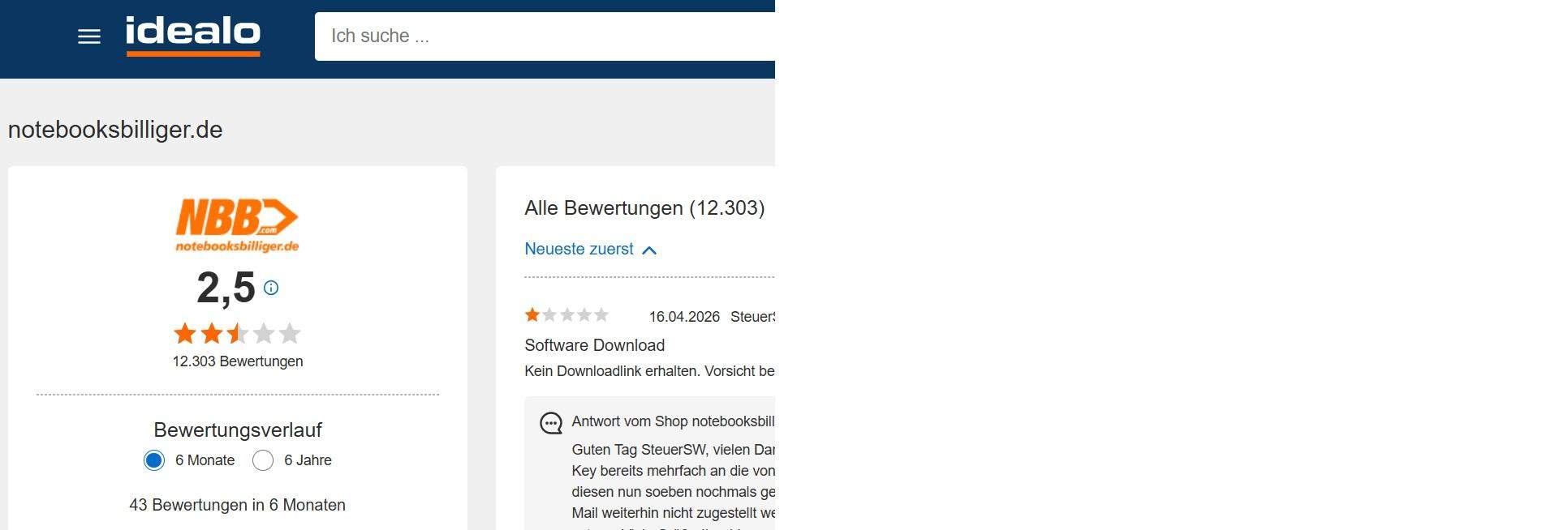 Erfahrung mit Notebooksbilliger.de? (Computer, Technik, PC)