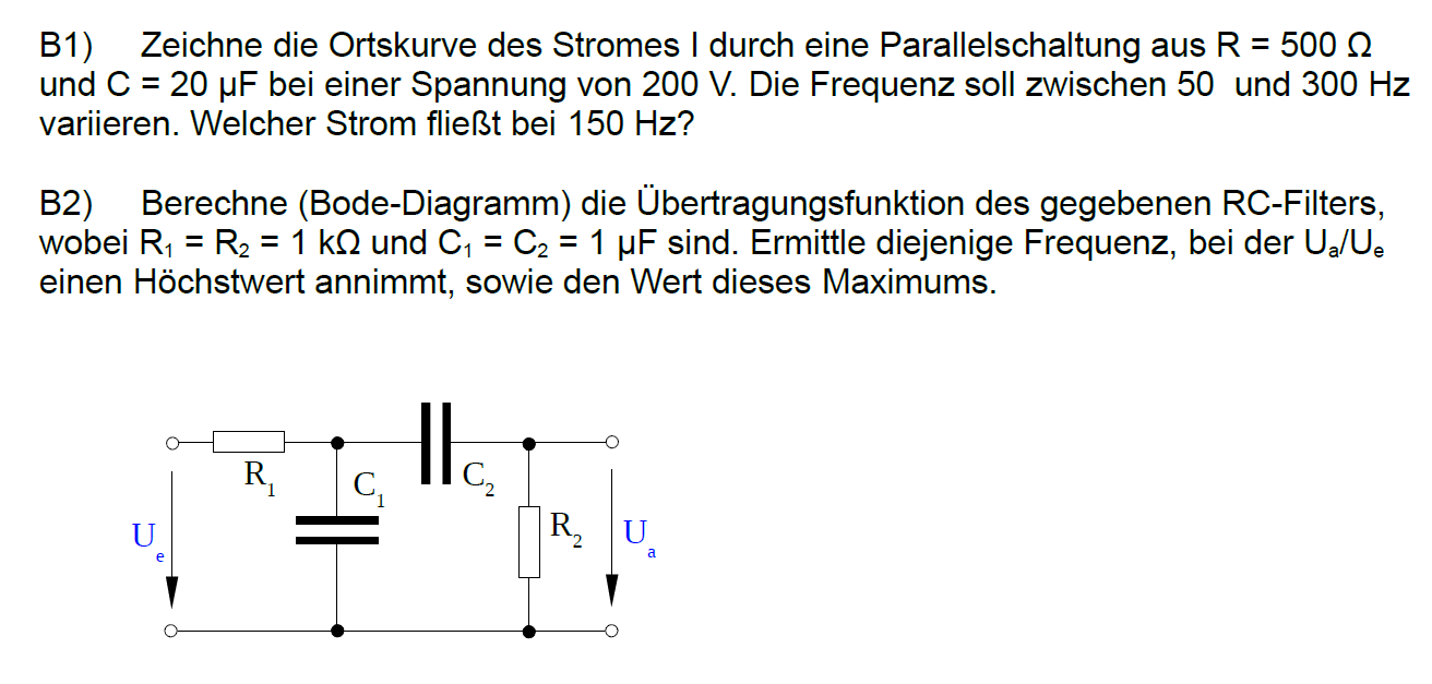 ES1 Hochpass und Tiefpass hintereinander? (Mathematik, Elektronik ...