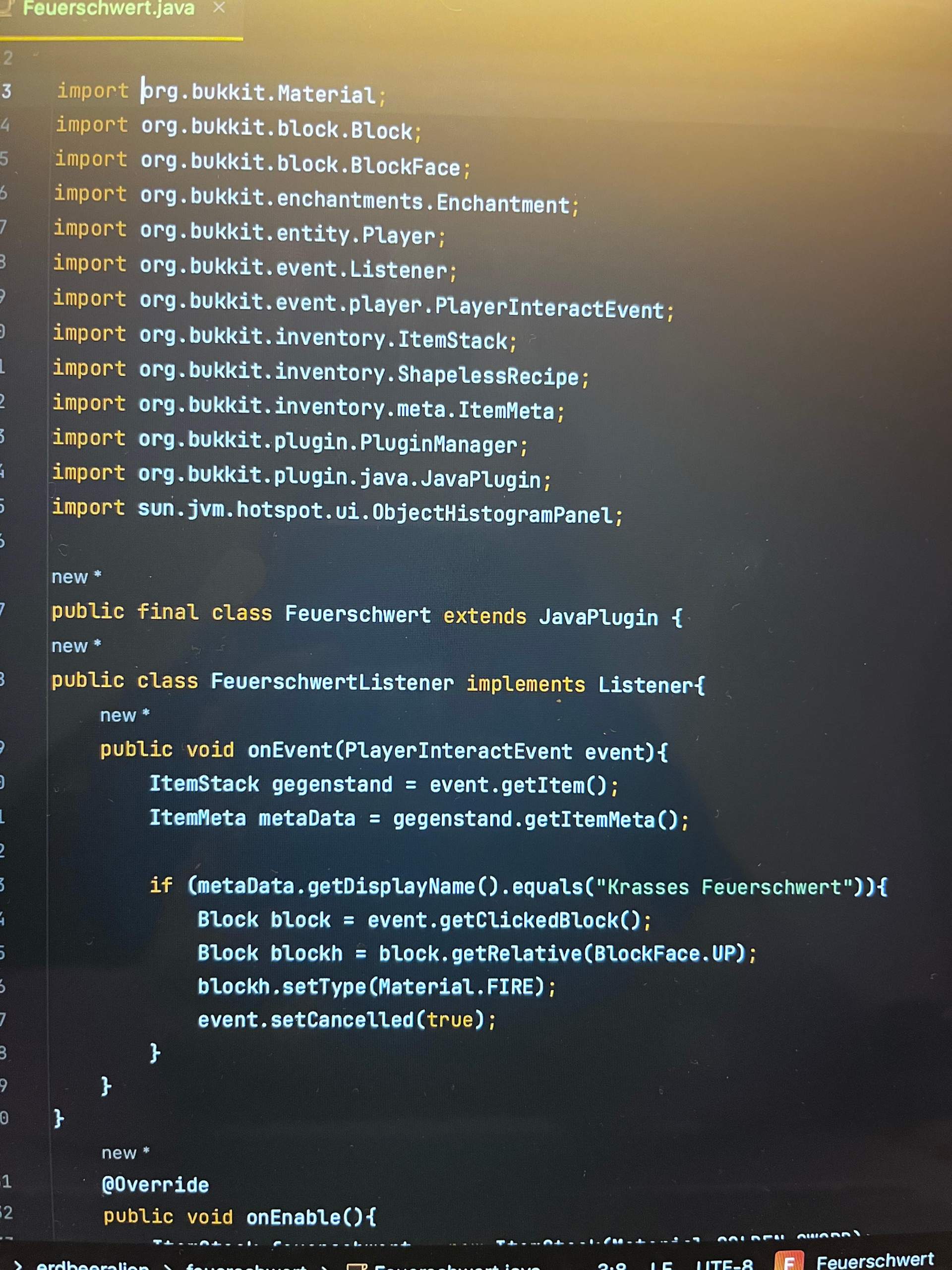 Event (listener) geht nicht (Minecraft Plugin)? (programmieren, Java, Plug-in)