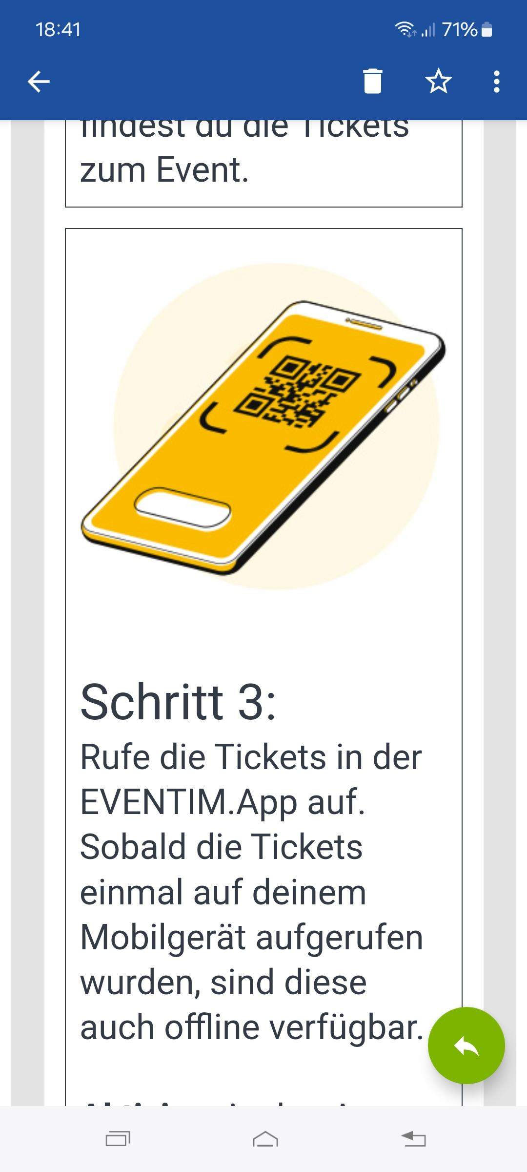 Eventim Pass nicht aufrufbar? (Ticket)