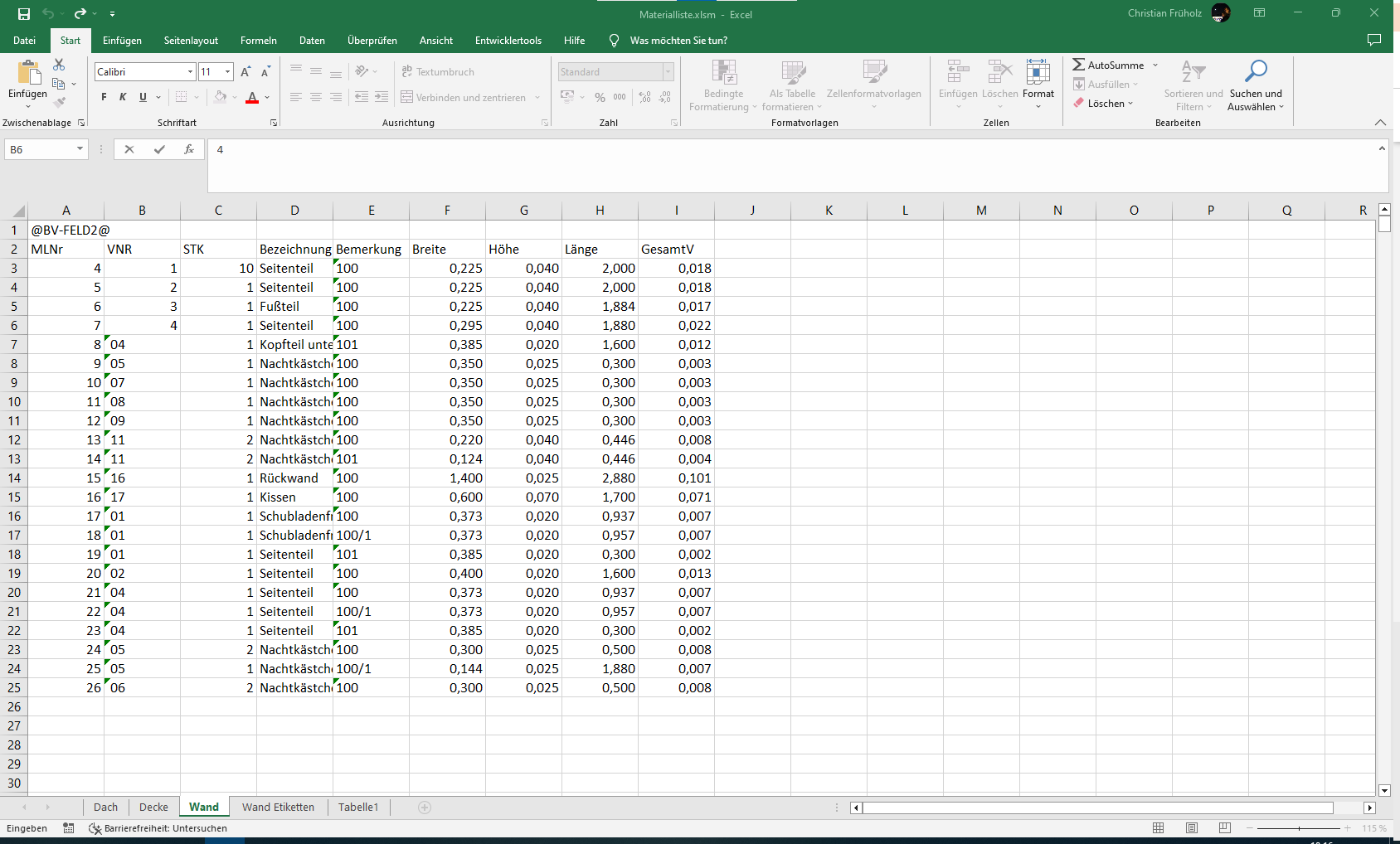 Excel Stückliste nach Stückzahl kopieren? (Microsoft Excel, VBA)
